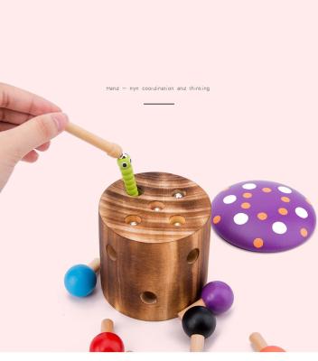 Cina Fermo di legno il gioco del verme per addestramento della coordinazione mano-occhio dei bambini in vendita