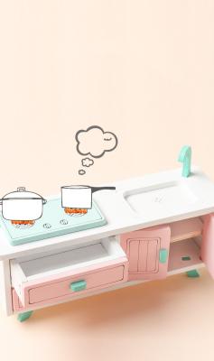 Cina Giocattoli di Mini Montessori Wooden Girls Bedroom senza la sbavatura in vendita
