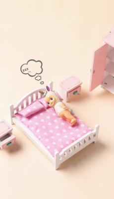 Cina Giocattoli di Mini Montessori Wooden Girls Bedroom senza la sbavatura in vendita