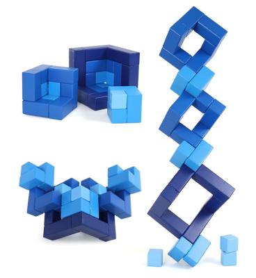 Cina L'istruzione iniziale dei bambini del ODM ha montato i giocattoli di legno di puzzle del blocco in vendita