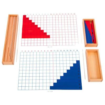 Cina Aggiunta di Montessori e bordo di legno di sottrazione per insegnamento iniziale di matematica in vendita