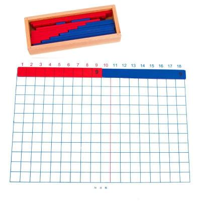 Cina Aggiunta di Montessori e bordo di legno di sottrazione per insegnamento iniziale di matematica in vendita