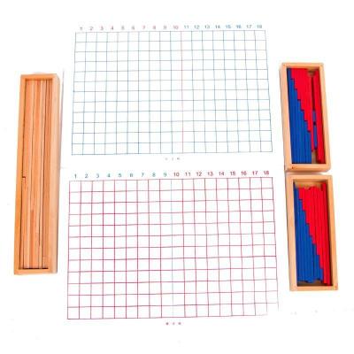 Cina Aggiunta di Montessori e bordo di legno di sottrazione per insegnamento iniziale di matematica in vendita
