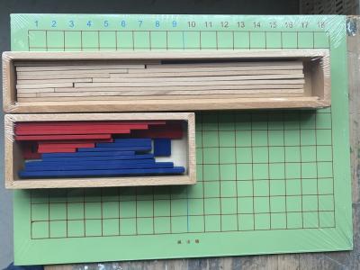 Cina Aggiunta di Montessori e bordo di legno di sottrazione per insegnamento iniziale di matematica in vendita