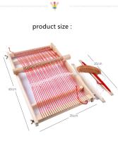 China Multifunction Children Large Wooden Weaving Loom for sale
