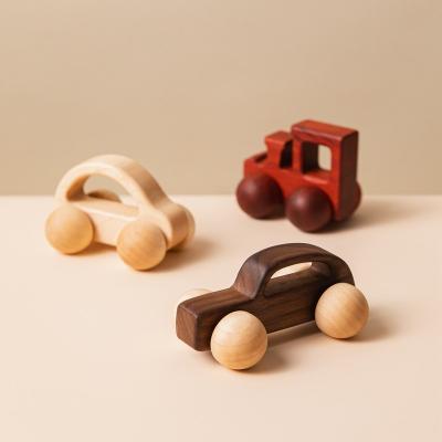 Cina regalo Toy Beech Wood Car Educational Montess della noce nera dell'automobile di Toy Maple Car Mahogany Classic delle particelle elementari del bambino 9/Style in vendita