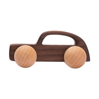 Cina regalo Toy Beech Wood Car Educational Montess della noce nera dell'automobile di Toy Maple Car Mahogany Classic delle particelle elementari del bambino 9/Style in vendita