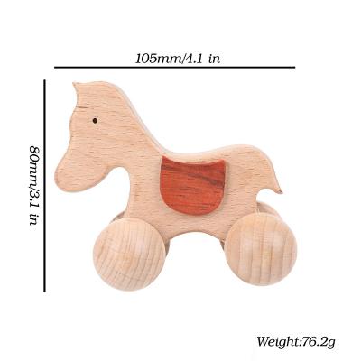 Cina regalo Toy Beech Wood Car Educational Montess della noce nera dell'automobile di Toy Maple Car Mahogany Classic delle particelle elementari del bambino 9/Style in vendita
