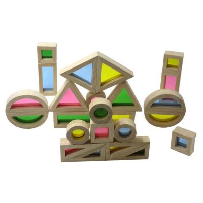 中国 子供のギフトのためのアクリルの教育24pcs虹のブロック 販売のため
