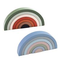 China Children Rainbow Blocks Constructor Montessori Educational For Kids for sale