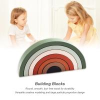 China Children Rainbow Blocks Constructor Montessori Educational For Kids for sale
