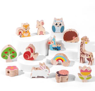 China Houten Dierlijk Saldo die Spel Natuurlijke Boom Toy For Preschool stapelen Te koop
