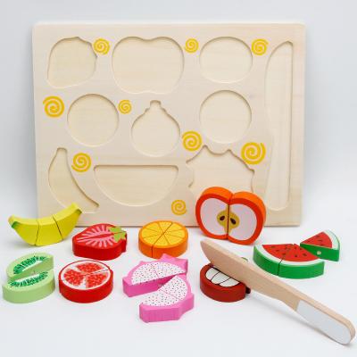 Cina Taglio di legno della frutta delle verdure dei giocattoli della cucina fissato per i bambini in vendita