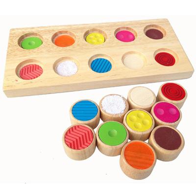 Cina Tocco di corrispondenza del materiale didattico del bambino di colore memoria sensoriale/tattile di Montessori in vendita
