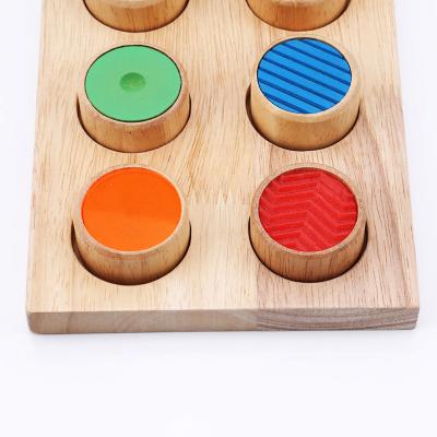 Cina Tocco di corrispondenza del materiale didattico del bambino di colore memoria sensoriale/tattile di Montessori in vendita