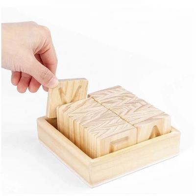中国 溝の練習板ペン制御訓練を綴るMontessoriの木の単語 販売のため