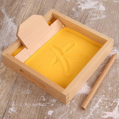 Cina Discorso di verniciatura di Montessori del contenitore di sabbia che insegna ai giocattoli educativi in vendita