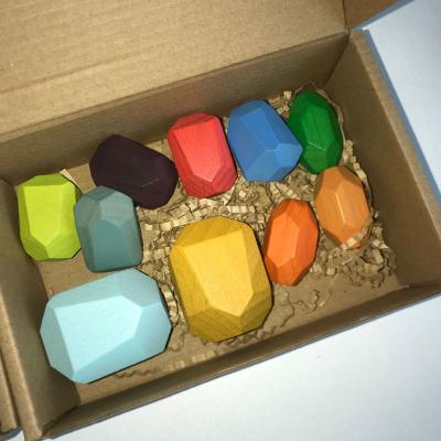 China De Coördinatie die van het handoog Gekleurd Houten Blokken Vroeg Onderwijs opleiden Te koop