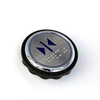 China DC24V DC12V Push Button Control Switch with White Braille - 3 Million Operations Life Span, 2.5-5N Pressure for sale