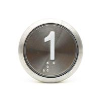 China Stainless Steel COP LOP Elevator Push Button DC24V/12V with 3 Million Cycle Life and 2.5-5N Operation Pressure for sale