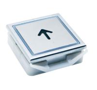 China DC24V Stainless Steel Square Elevator Push Button Switch CZBS 4500 with 3M+ Cycles and 0.6-1.2mm Travel for sale