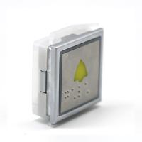China DC24V Stainless Steel Square Elevator Push Button Switch CZBS 4500 with 3M+ Cycles and 0.6-1.2mm Travel for sale