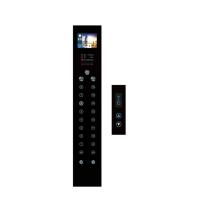 China Glass Elevator COP LOP Push Button Panel with LCD TFT Display DC24V Input for Passenger Lifts for sale
