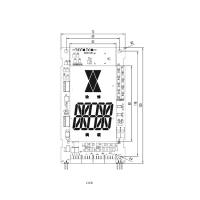 China Elevator Panel LCD Display Segment Floor Components 7 Segment TFT Binary Board DC24V 54x86mm for sale
