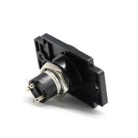China 28mm Square Elevator Push Button Switch with 40,000 Key Codes and 5-Wire Bus Connection for Lock Button Applications for sale