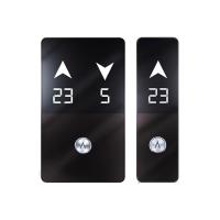 China Duplex 24V Elevator LOP Lift Touch Panel with Two Buttons - Stainless Steel DC 12V/24V Operation for sale