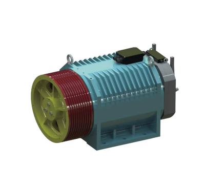 China Dia 520mm Lift Traction Hoofdmotor Permanente Magneet Synchrone Motor Control Te koop