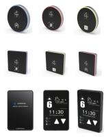 China Elevator Touch Screen Landing Operation Panel LOP - 76×76×14.6mm Dimensions with 480×272 Resolution Touch Display for sale