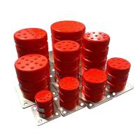 China High Performance Cellular Polyurethane Elevator Buffers - 70-299mm Stroke, 200-9000kg Capacity, GB Certified Safety Devices for sale