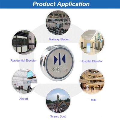 China Elevator Spare Parts Switch Button Elevator Push Button For KONE Lift for sale