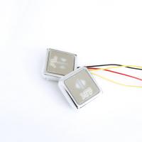 China Elevator Square Braille Push Button For Lift COP LOP for sale