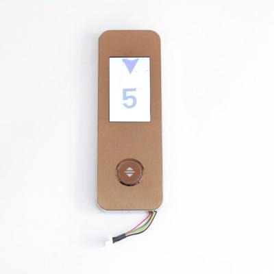 China 300*90*13 Two Push Button LOP Panel for Elevator Cabin Operation Control for sale