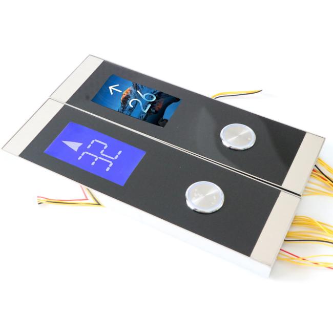 Wall-Mounted SUS Blank Button Lift Car Call Control Panel LCD Display LOP For Elevator Spare Parts