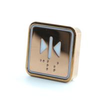 China CZBS 1004 Square Touchless Push Button for Elevator - 0-15mm Sensing Distance, DC24V/12V Operation for sale