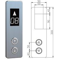 China SUS LCD / Dot Matrix / Segment Display LOP Panel for Elevator Parts for sale