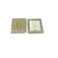 China Customized Modern Design Durable Elevator Button Faceplate and Push Button for Elevator Systems for sale