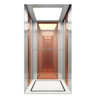 China Villa Home Factory Panoramic Passenger Elevators with Gearless VVVF Control High-Tech Elevator System for sale