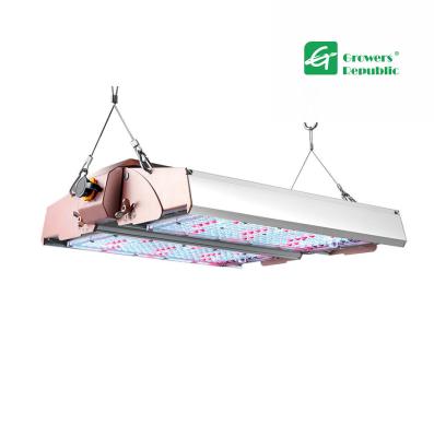 China Leiden van de hoek kweken Regelbare Serre Lichte Vlinderreeks 320 Watts 832μMol/S Te koop