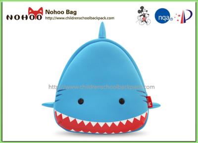 China Shark Neoprene Boys Kids Travel Bags As Child Bookbag In Blue for sale