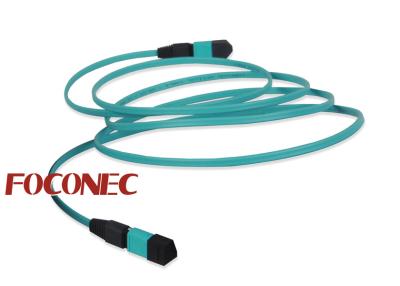 Cina MTP al cavo di toppa a fibra ottica misto 10Gig di MTP, laser ha ottimizzato il saltatore della fibra in vendita