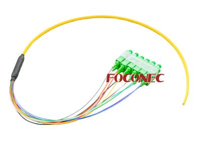 Cina Treccia piana con il corredo di uscita del cilindro, treccia a fibra ottica del nastro della fibra dello Sc APC 12 del cavo di toppa in vendita