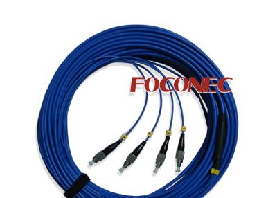 Cina Cavo di toppa a fibra ottica corazzato flessibile, 1 cavo corazzato della toppa della fibra dei 2 4 6 12 centri in vendita