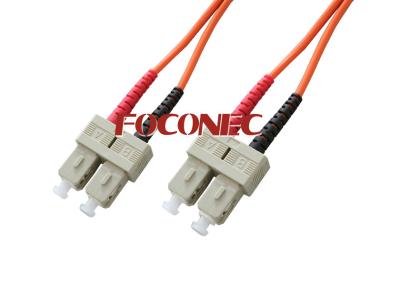 Cina Cavo di toppa a fibra ottica del duplex misto dello Sc, UL e fibra compiacente di RoHS - cavo ottico della toppa in vendita