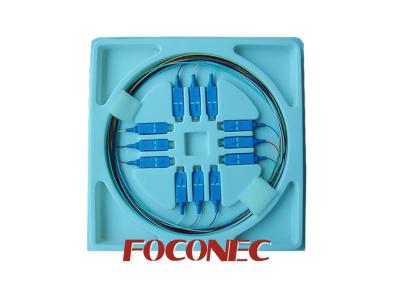Cina Il cavo di toppa a fibra ottica PVC/di LSZH, 12 colora la treccia monomodale della fibra di soluzione tampone stretta dello Sc in vendita