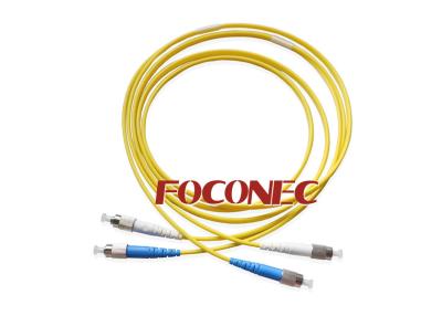 Cina FC al cavo di toppa a fibra ottica del saltatore G652D del duplex monomodale di FC, del duplex di OFNR, di OFNP o di LSZH in vendita