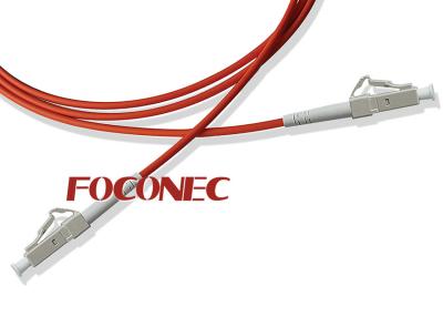 Cina Arancia a fibra ottica semplice mista del cavo di toppa di LC 3.0mm per FTTH in vendita